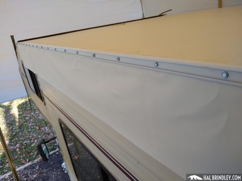 RV Roof Repair Step 16: Install RV Roof Trim - Hal Brindley Wildlife ...