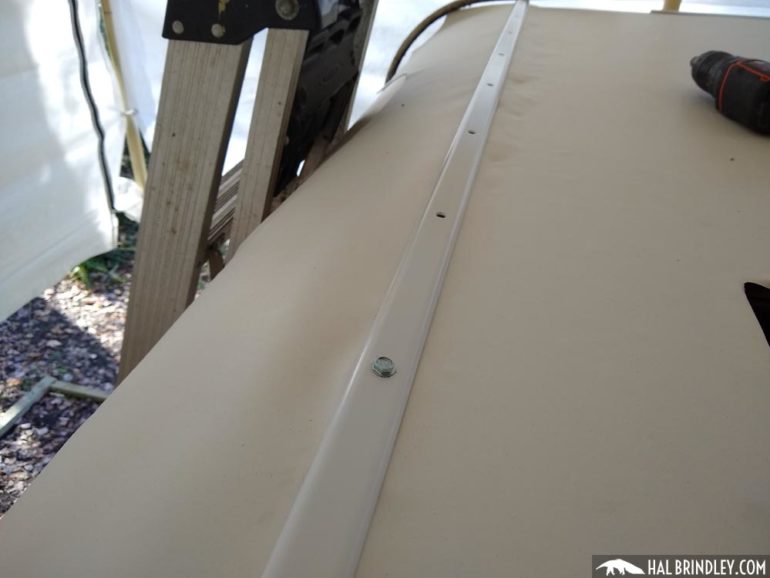 RV Roof Repair Step 16: Install RV Roof Trim - Hal Brindley Wildlife ...