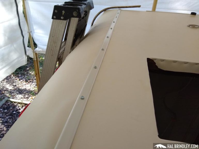 RV Roof Repair Step 16: Install RV Roof Trim - Hal Brindley Wildlife ...